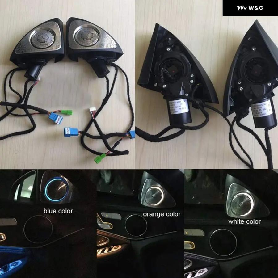 車内64色LED アンビエントライト 3Dロータリーツイーター スピーカー メルセデス ベンツ W213 E クラス E200L E300Lアクセサリー : Calore車バイク用品輸入専門店 ...