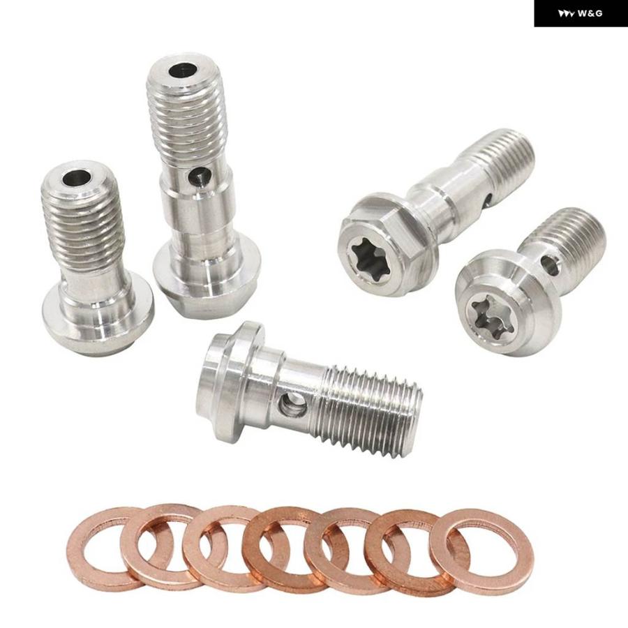 オートバイ ブレーキ キャリパーバンジョーボルトブリードネジニップル M10X1.0MM/1.25MM 304 ステンレス ホンダ ヤマハ 汎用 : Calore車バイク用品輸入専門店 ...