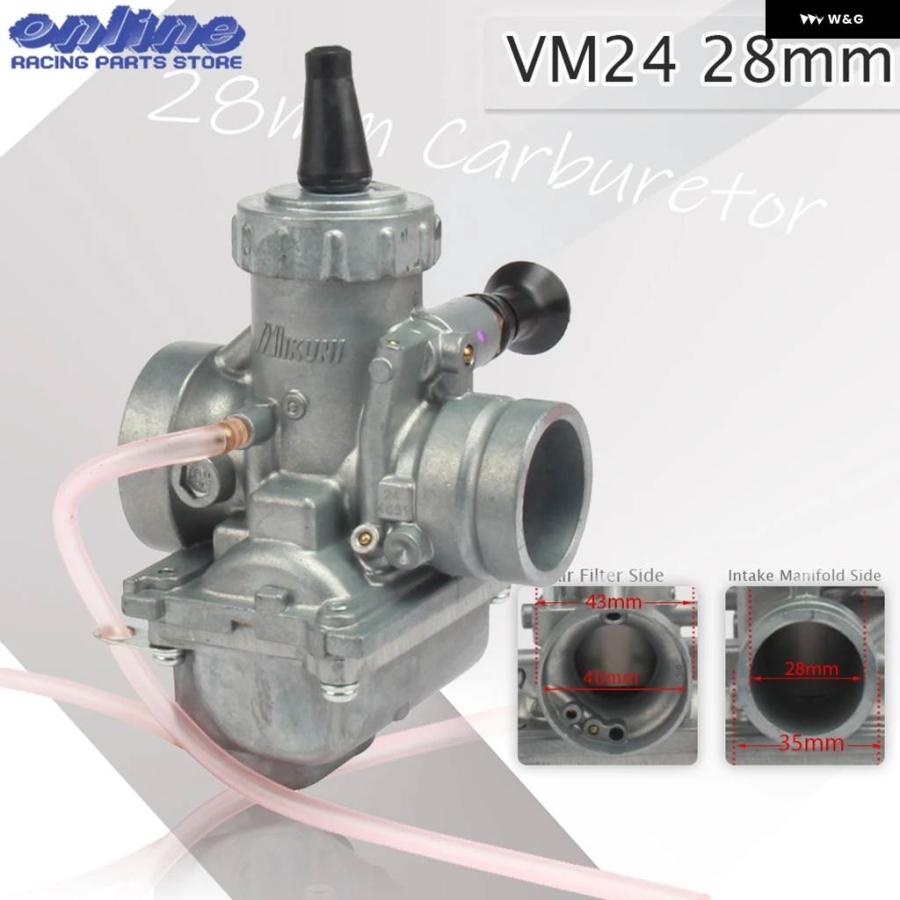 スズキ ヤマハ オートバイ 28MM キャブレター VM24 PE28 VM CARBURADOR 125 140 150 160CC ダートピット バイク ATV : Calore車バイク用 ...