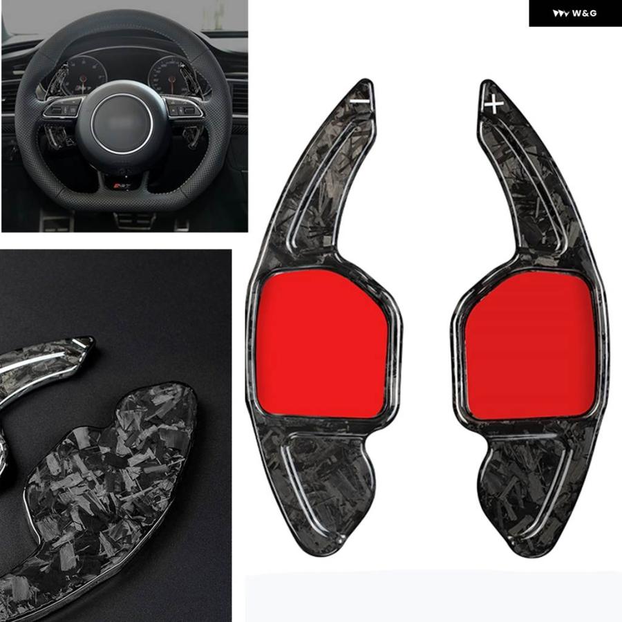 アウディ A3 A4L A7 Q5 A5 A6L S6 S7 SQ5 Q3 2013 Q7 RS3 RS6 R8 TT TTS カーボン ステアリングホイール シフト パドル 延長 ...