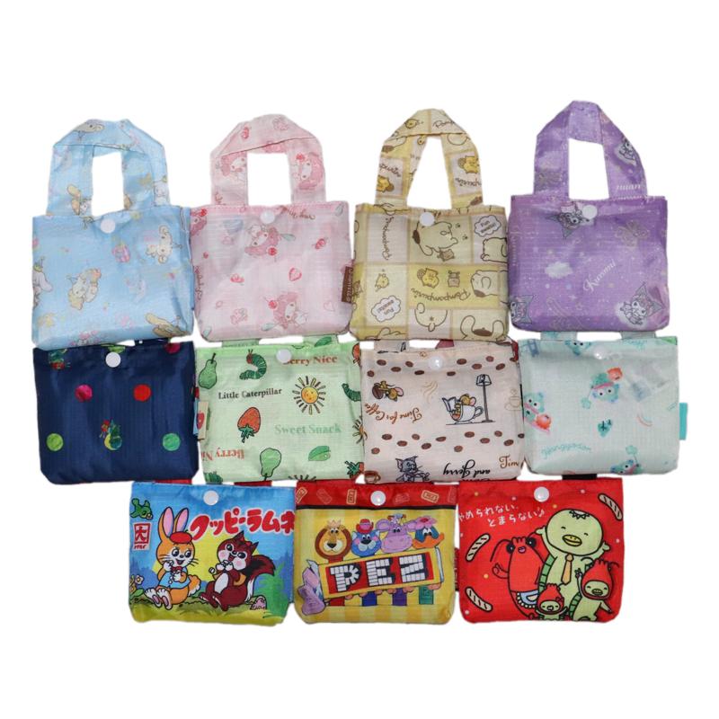 EcoBag エコバッグ キャラクター 収納ポーチ付き 折りたたみ コンパクト サンリオ はらぺこあおむし トムとジェリー お菓子柄 ecobag 買い物バッグ :CA-b2020-14 ...