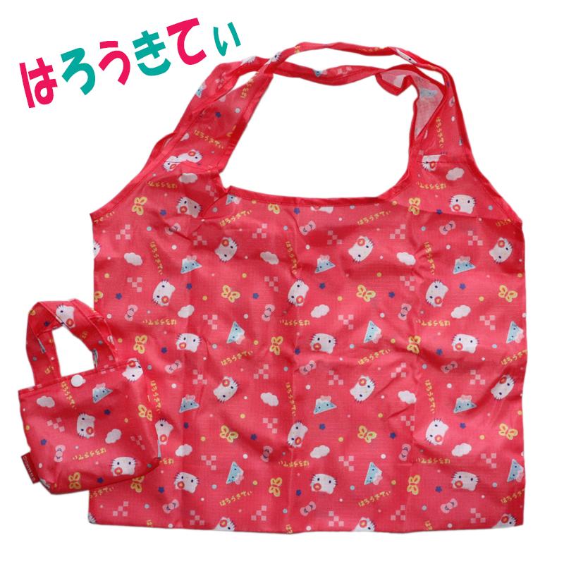 sanrio EcoBag エコバッグ キャラクター 収納ポーチ付き 折りたたみ コンパクト サンリオ はらぺこあおむし トムとジェリー お菓子柄 ecobag 買い物バッグ : calre ...