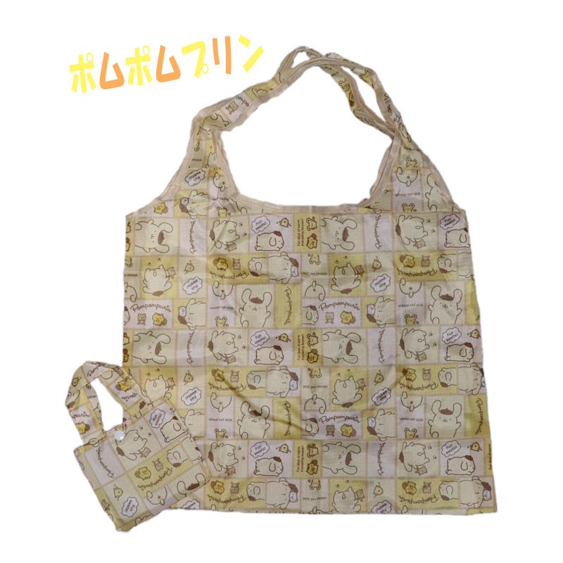 sanrio EcoBag エコバッグ キャラクター 収納ポーチ付き 折りたたみ コンパクト サンリオ はらぺこあおむし トムとジェリー お菓子柄 ecobag 買い物バッグ : calre ...