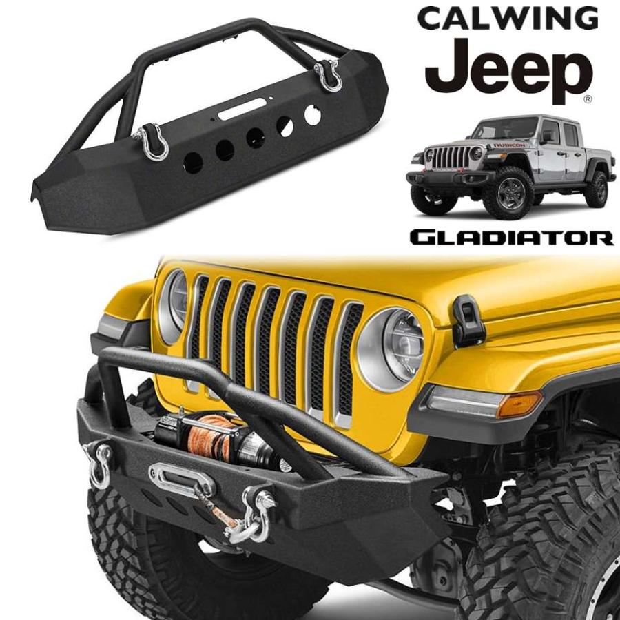 20y- グラディエーター JT | メタルバンパー アプローチ HDフロントバンパー オフロード トレイル : キャルウイングパーツセンターヤフー店 - 通販 - Yahoo!ショッピング