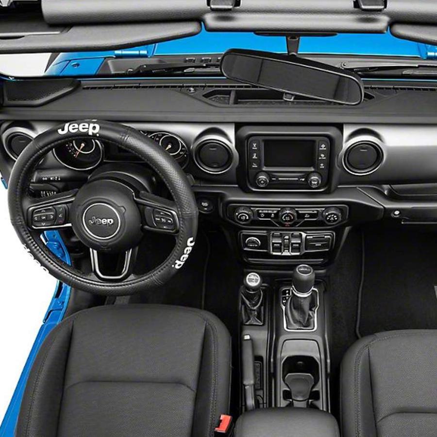 20y- グラディエーター JT | エリートシリーズ ステアリングカバー JEEPロゴ ブラック レザー 合成皮革 : キャルウイングパーツセンターヤフー店 - 通販 - Yahoo!ショッピング