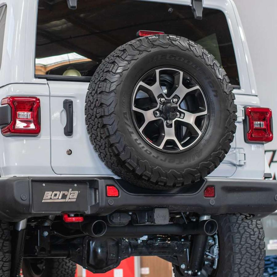 18y- ジープ ラングラー JL 2.0L | マフラー アクスルバック ツーリング シングルスプリットセラミックブラック ボーラ :119730:キャルウイングパーツセンターヤフー店 ...