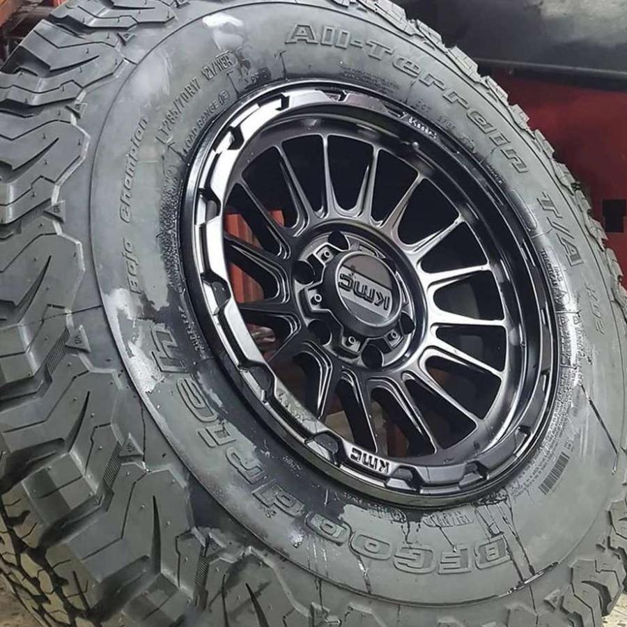 07y- ジープ ラングラー JK JL | ホイール KM542 IMPACT サテンブラック 18X9J+18 5X127 1本 KMC : キャルウイングパーツセンターヤフー店 - 通販 ...