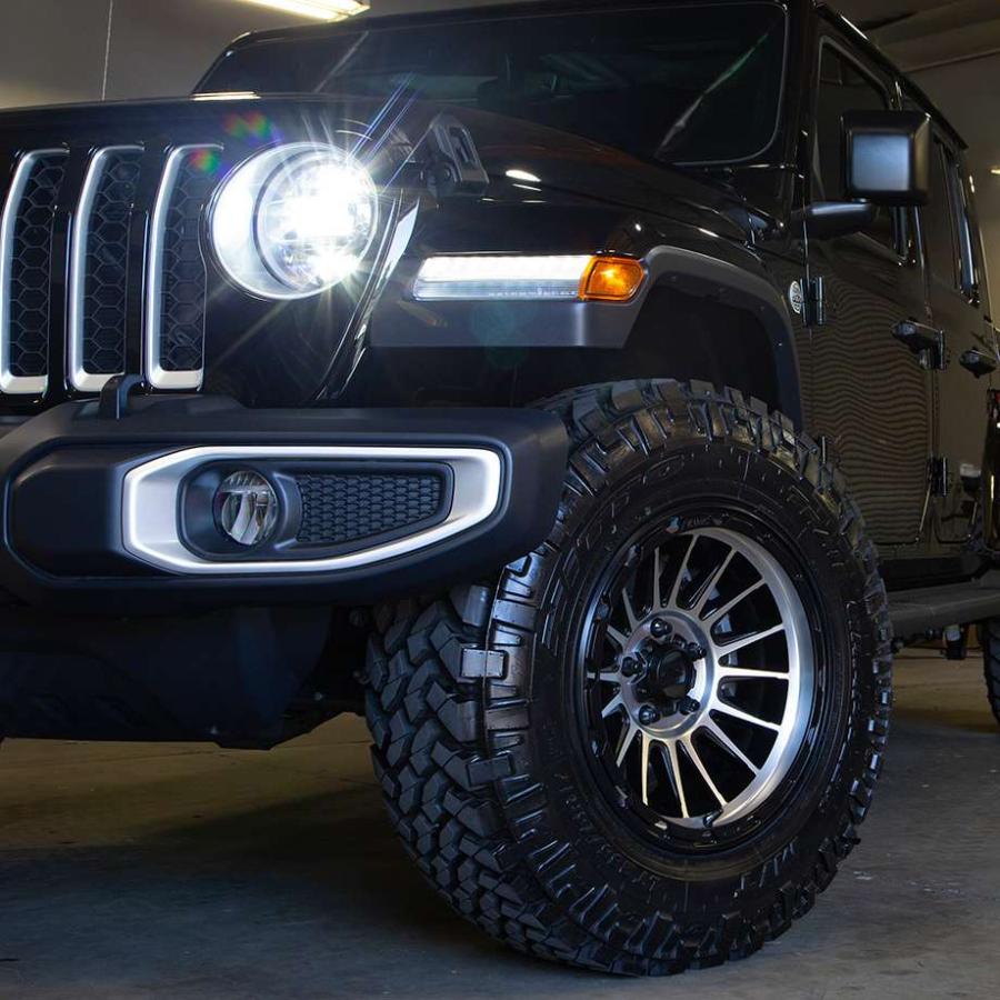 07y- ジープ ラングラー JK JL | ホイール KM542 IMPACT サテンブラックマシンド 17X9J-12 5X127 1本 KMC : キャルウイングパーツセンターヤフー店 ...