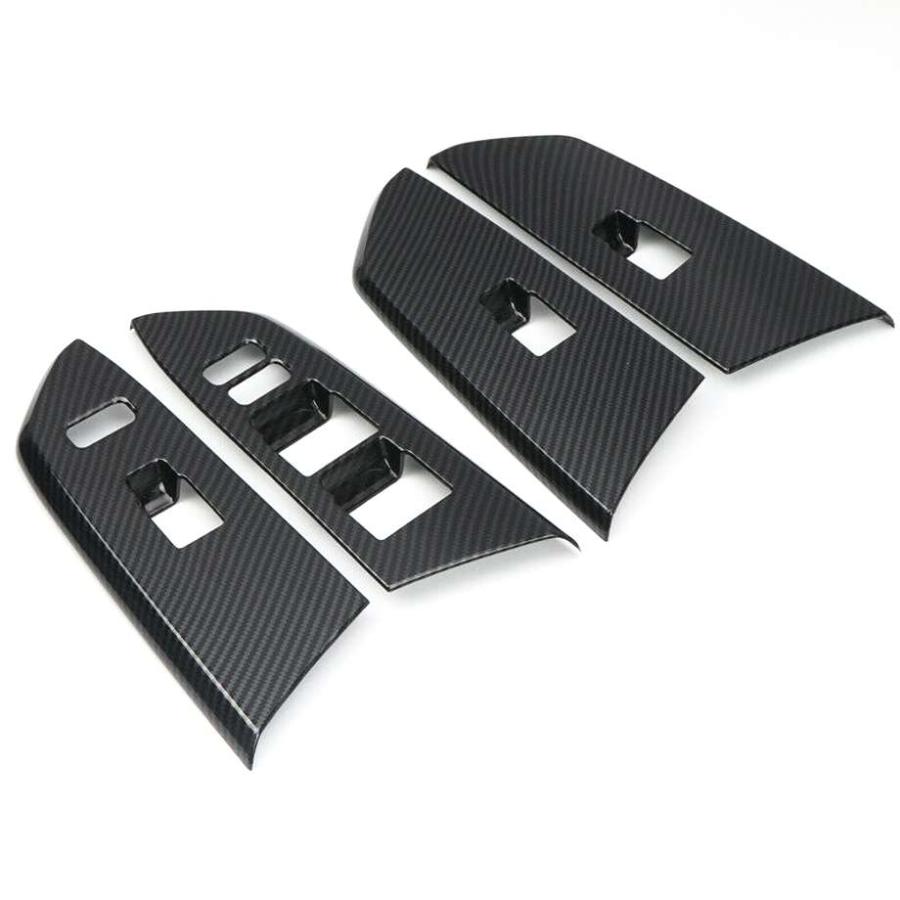 14-19y タンドラ | パワーウインドウスイッチトリムカバー カーボン 4PCS : キャルウイングパーツセンターヤフー店 - 通販 - Yahoo!ショッピング
