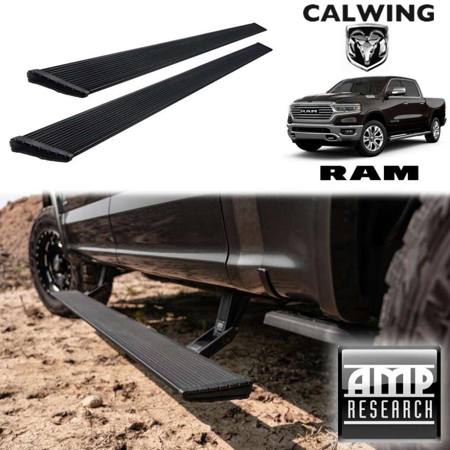 19y-20y ラムピックアップトラック ニューモデル クルーキャブ パワーステップ エクストリーム パワーランニングボード AMP : キャルウイングパーツセンターヤフー店 - 通販 ...