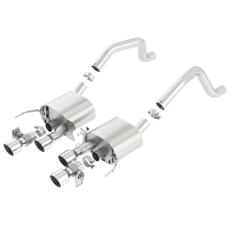 15-19y コルベット C7 Z06 6.2L | マフラー ボーラ アクスルバック ATAK ポリッシュチップ : キャルウイングパーツセンターヤフー店 - 通販 - Yahoo!ショッピング