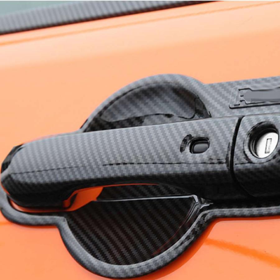 15y- レネゲード | ドアハンドルカバー アウター カーボンルック 8PC : キャルウイングパーツセンターヤフー店 - 通販 - Yahoo!ショッピング