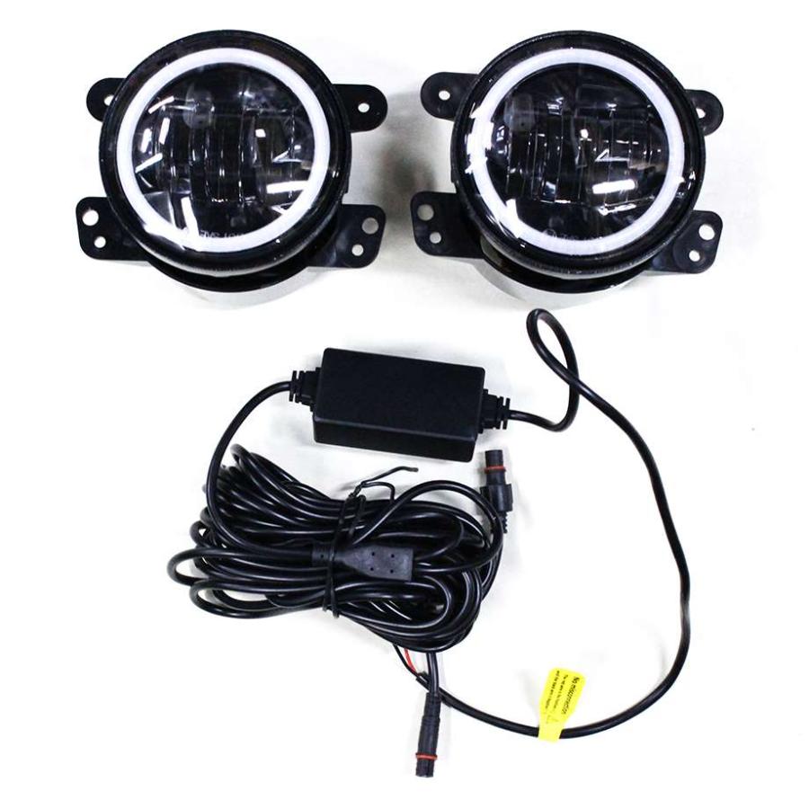 カリフォルニアマッドスター 07-18y ジープ ラングラー JK | LEDフォグランプ RGB マルチカラー : キャルウイングパーツセンターヤフー店 - 通販 - Yahoo!ショッピング