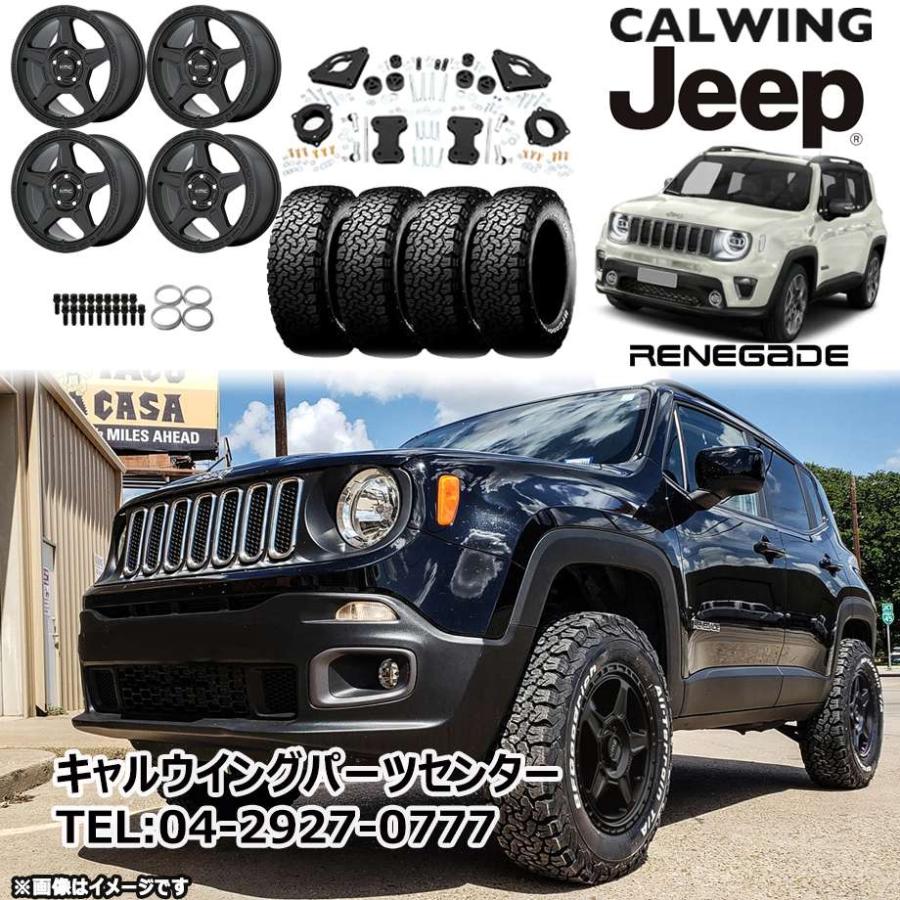 15y- レネゲード ラフカントリー 2.0" リフトアップキット KM721 ALPINE サテンブラック 16インチ BF ATタイヤセット :121078set1:キャルウイングパーツ ...