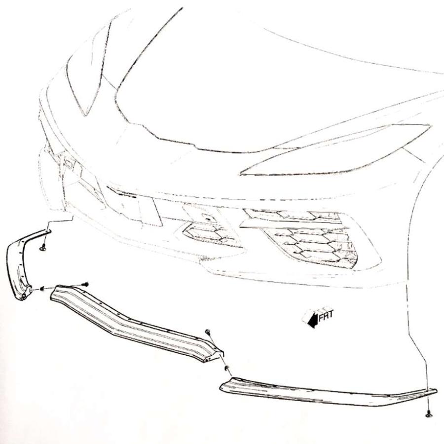 20y- コルベット C8 | フロントスプリッター/サイドスカートセット 未塗装 GM純正 : キャルウイングパーツセンターヤフー店 - 通販 - Yahoo!ショッピング