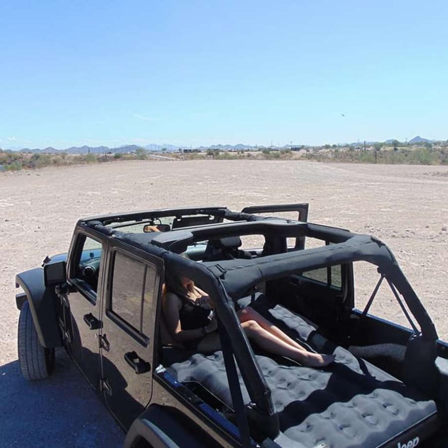 07y- ジープ ラングラー JK アンリミテッド | エアマットレス ブラック エアーポンプ付き DEEP SLEEP : 121676 : キャルウイングパーツセンターヤフー店 - 通販 ...