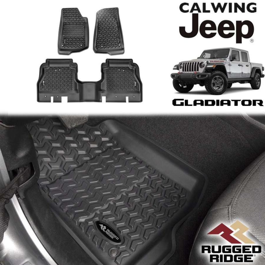 20y- グラディエーター JT ルビコン | オールウェザーフロアライナー フロアマット フロント&セカンド ラギッドリッジ :122014:キャルウイングパーツセンターヤフー店 - 通販 ...