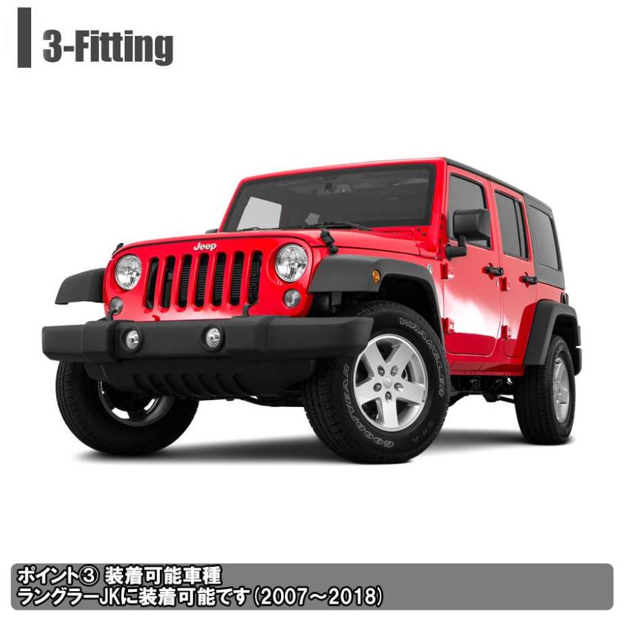 カリフォルニアマッドスター 07-18y ジープ ラングラー JK 7インチ LEDヘッドライト 2PCSセット高輝度ホワイトLED KCスタイル :122071:キャルウイングパーツセンター ...