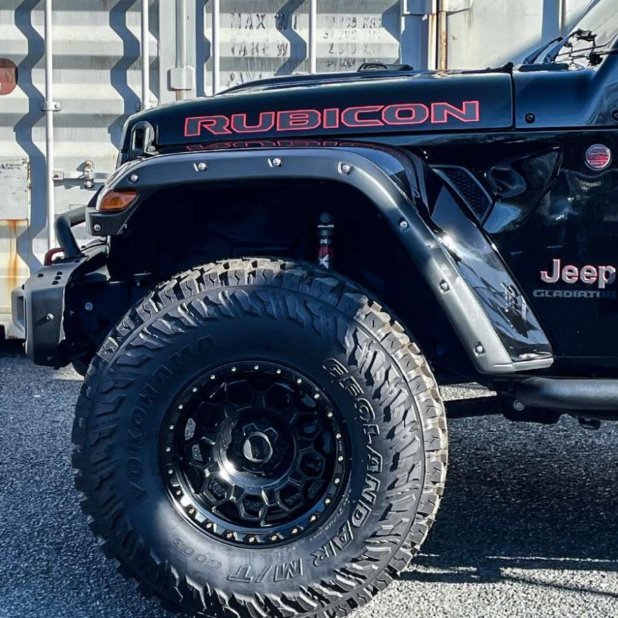 カリフォルニアマッドスター 20y- グラディエーター JT ルビコン | 50ミリ ワイドオーバーフェンダー ビス留めスタイル 未塗装 :122196set1:キャルウイングパーツセンター ...