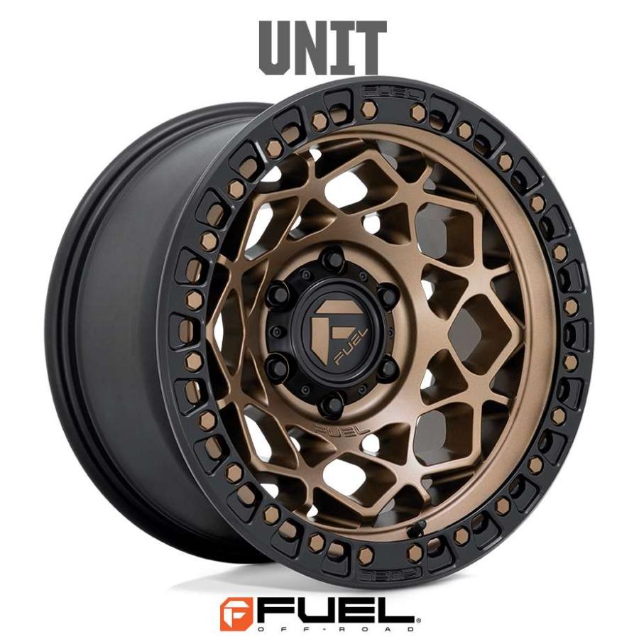 18y- ジープ ラングラー JL | ホイール UNIT D785 ブロンズマットブラックリング 5H-127 17X9J+1 1本 FUEL フューエル : キャルウイングパーツセンター ...