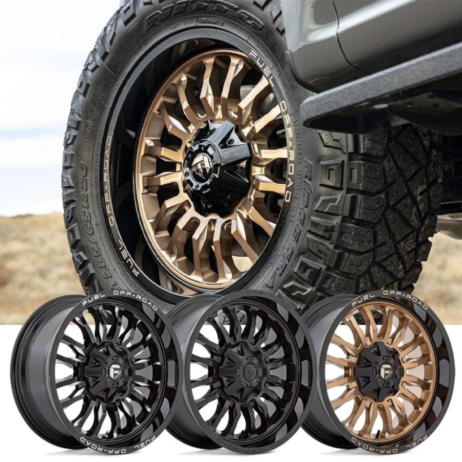 18y- ジープ ラングラー JL | ホイール ARC D797 プラチナムブロンズ ブラックリップ 5H-127/135 20X9J+1 1本 FUEL フューエル : キャルウイング ...