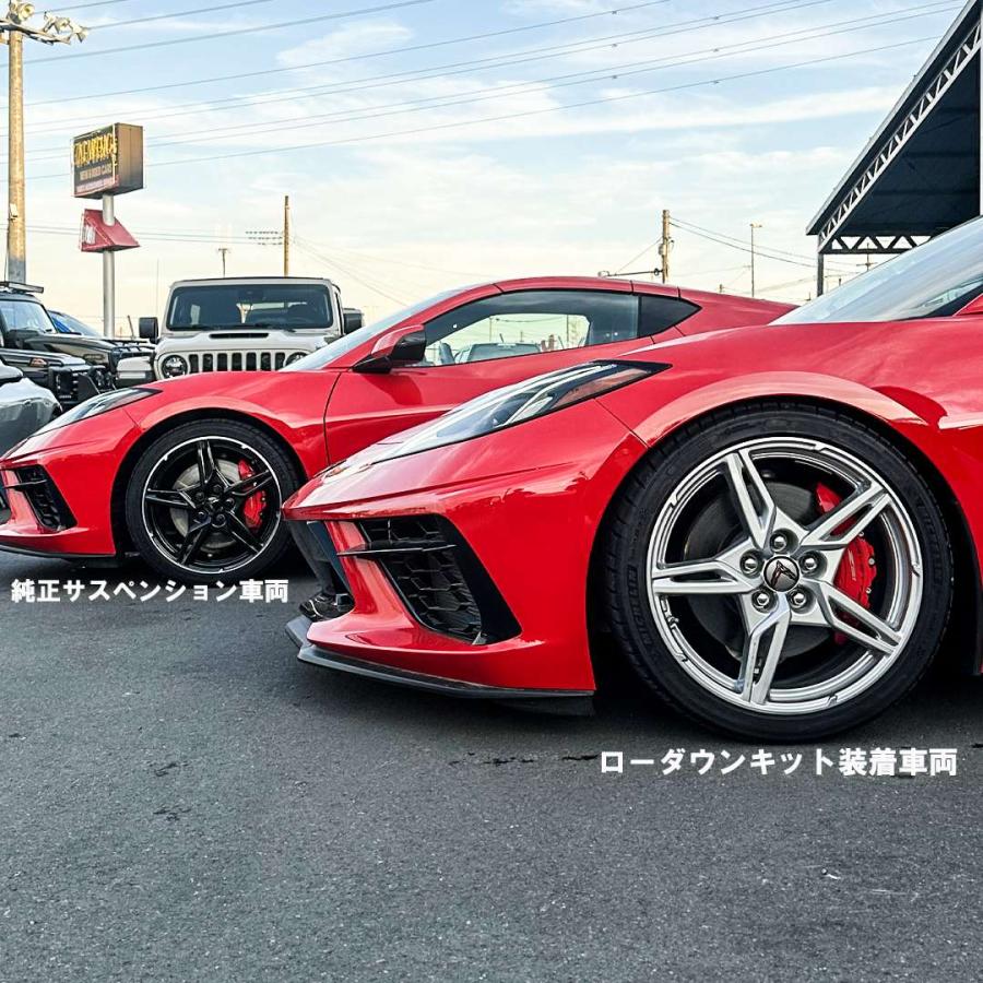 20y- コルベット C8 | ローダウンコイルスプリング TYPE1 フロント1.2/リア1.0インチダウン BAD SPEED LA : キャルウイングパーツセンターヤフー店 - 通販 ...