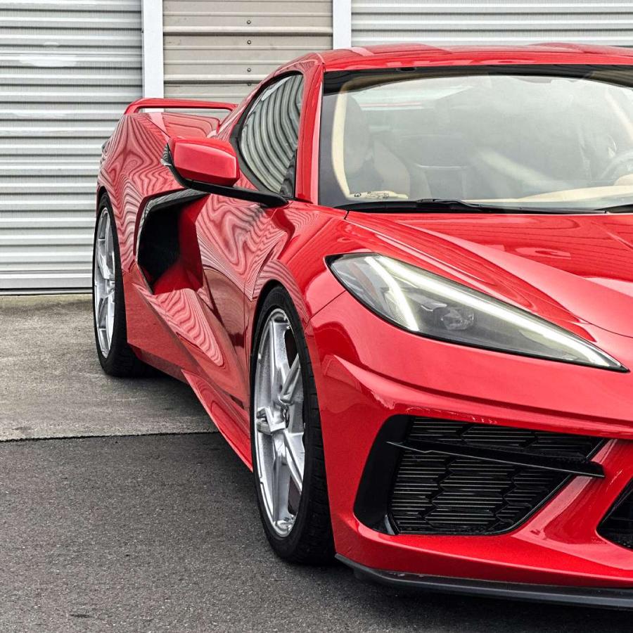 20y- コルベット C8 | ローダウンコイルスプリング TYPE2 フロント1.7/リア1.5インチダウン BAD SPEED LA : キャルウイングパーツセンターヤフー店 - 通販 ...