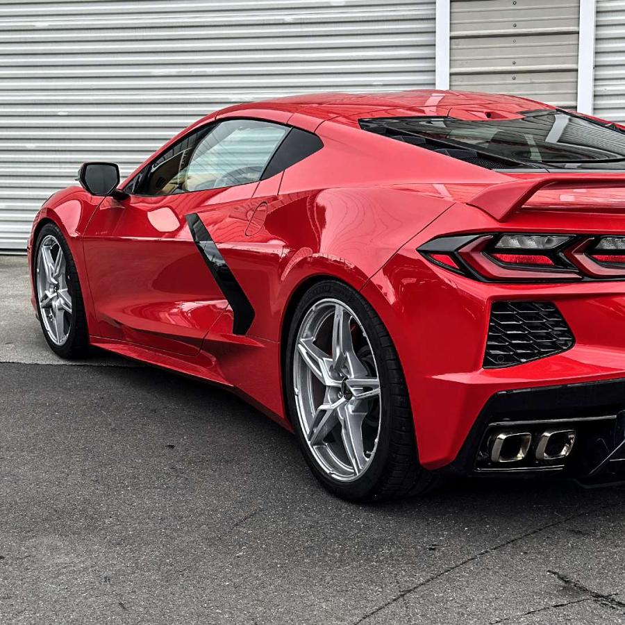 20y- コルベット C8 | ローダウンコイルスプリング TYPE2 フロント1.7/リア1.5インチダウン BAD SPEED LA :122507:キャルウイングパーツセンターヤフー店 ...