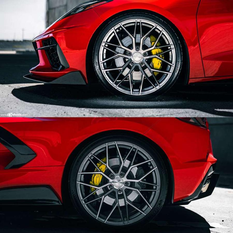 20y- コルベット C8 | ホイール M520R ダークグラファイトメタリック 20x9J/21x12J 4本セット AVANTGARDE : キャルウイングパーツセンターヤフー店 ...