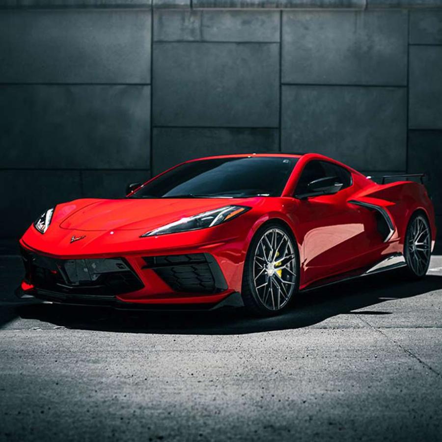 20y- コルベット C8 | ホイール M520R ダークグラファイトメタリック 20x9J/21x12J 4本セット AVANTGARDE : キャルウイングパーツセンターヤフー店 ...