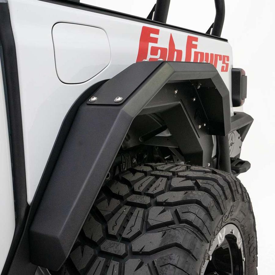 20y- ジープ グラディエーター JT | リアフェンダーシステム ブラック ファブフォース : 122524 : キャルウイングパーツセンターヤフー店 - 通販 - Yahoo!ショッピング