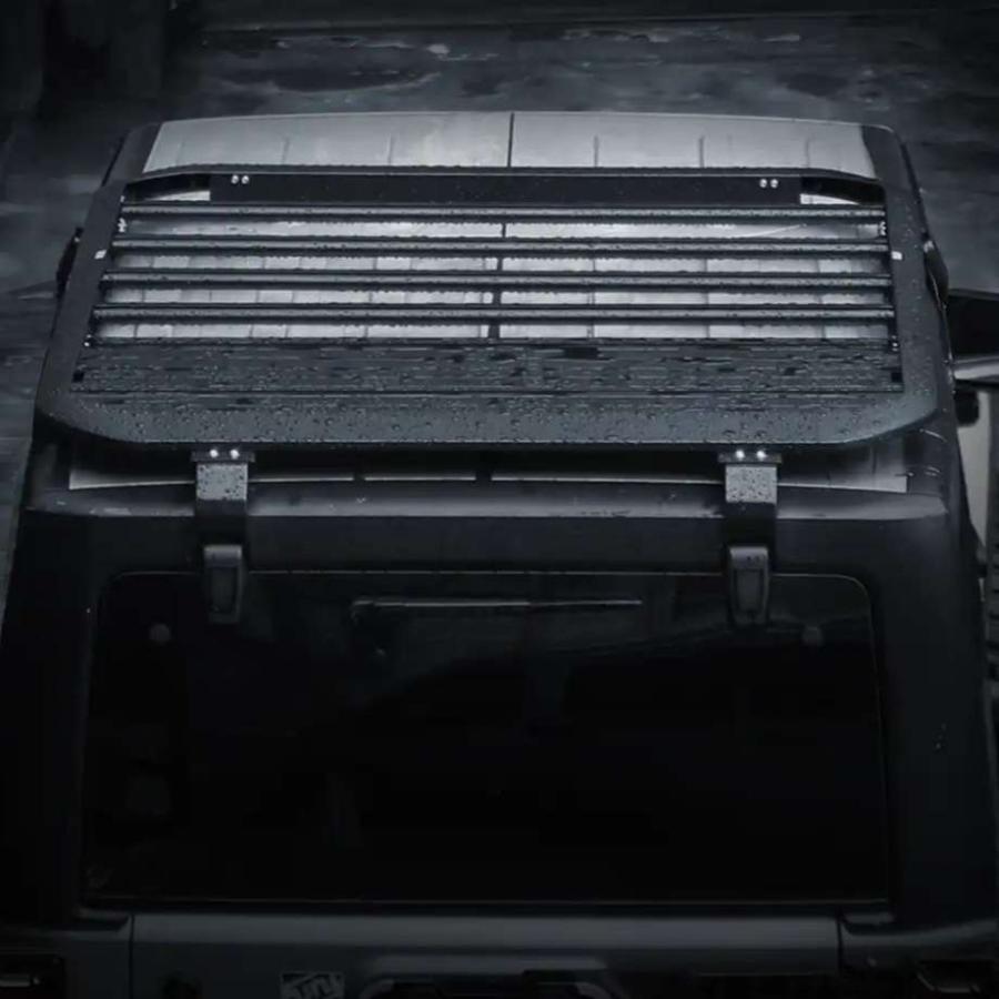 カリフォルニアマッドスター 07-18y ジープ ラングラー JK | アルミ ルーフラック フラットタイプ ブラック : キャルウイングパーツセンターヤフー店 - 通販 - Yahoo!ショッピング