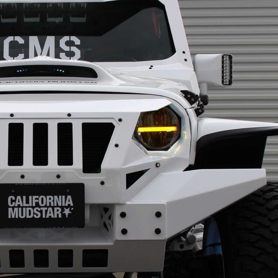 カリフォルニアマッドスター 07-18y ジープ ラングラー JK 7インチ LEDヘッドライト LEDリング/ライン 2PCSセット : キャルウイングパーツセンターヤフー店 - 通販 ...