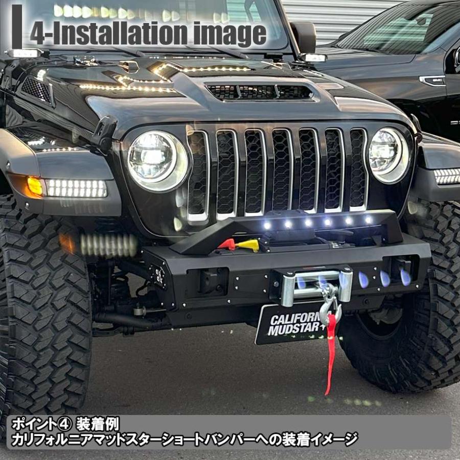 カリフォルニアマッドスター 20y- グラディエーターJT 18y- ラングラーJL | オフロードウインチ 12000LBS スチール製 : キャルウイングパーツセンターヤフー店 - 通販 ...