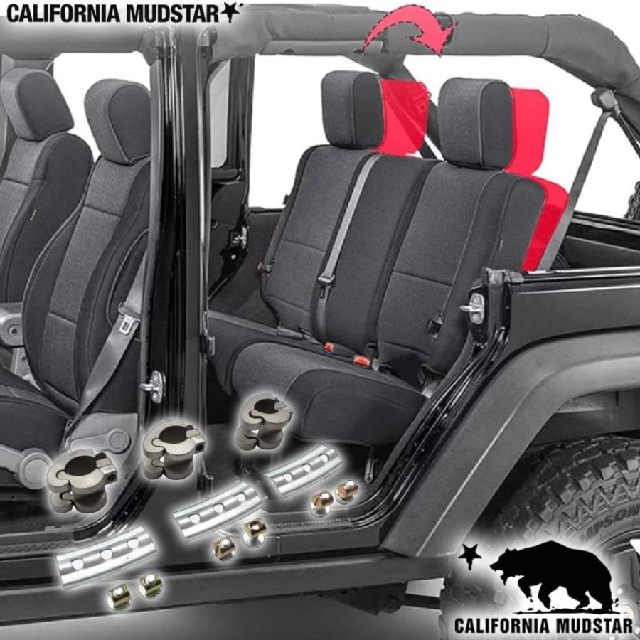カリフォルニアマッドスター 07-18y ジープ ラングラー JK リアシートリクライニングアジャスター 12° : キャルウイングパーツセンターヤフー店 - 通販 - Yahoo!ショッピング