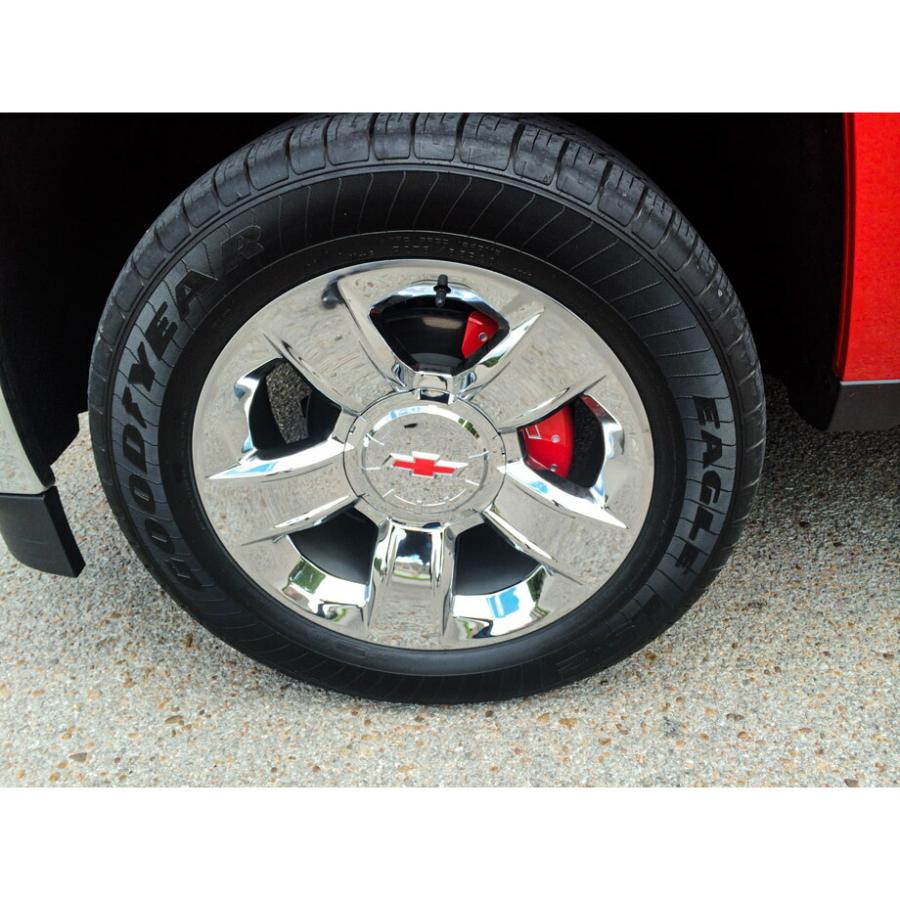 02-05y ブレーキキャリパーカバー ボウタイロゴ レッド 4PC | トレイルブレイザー : キャルウイングパーツセンターヤフー店 - 通販 - Yahoo!ショッピング