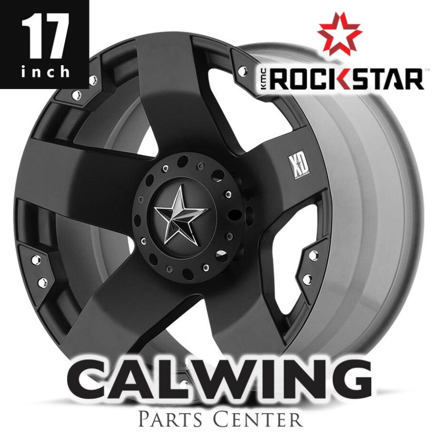 ジープ ラングラー ホイール KMC XD775 ROCKSTAR マットブラック 17インチ 9J-12 1本 : 18322 : キャル ...