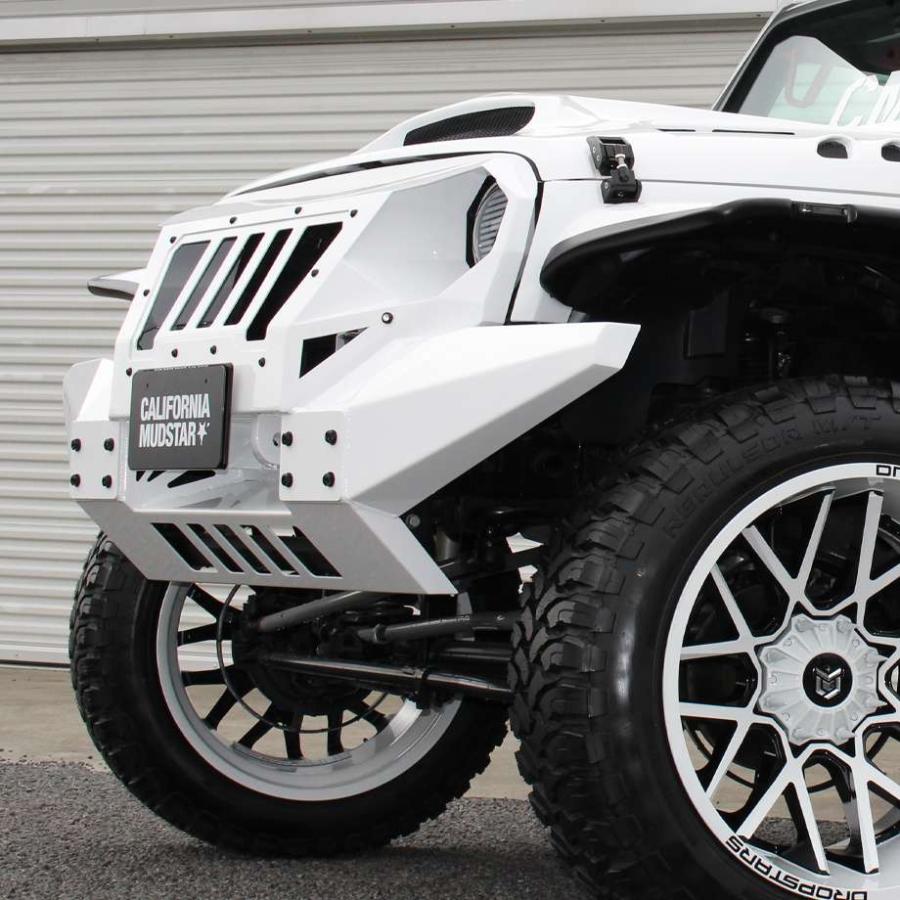 カリフォルニアマッドスター 07-18y JK ジープ ラングラー フロントグリル メタルバンパーグリル テクスチャーブラックポリッシュチップ : キャルウイングパーツセンターヤフー店 ...