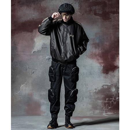 glamb 【glamb(グラム)】Synth Leather Track Jacket シンセ glamb 【glamb(グラム)】Synth Leather Track Jacket シンセ