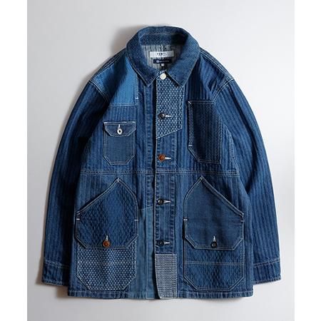 FDMTL 【FDMTL(ファンダメンタル)】COVERALL JACKET 3YR WASH ジャケット(FA25-JK11U) : CAMBIO - 通販 - Yahoo!ショッピング