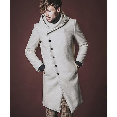 NO ID. 【NO ID.(ノーアイディー)】ハ゜イヒ゜ンク゛フーテ゛ット゛ロンク゛コート(453006-642C) : CAMBIO ...