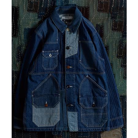 FDMTL 【FDMTL(ファンダメンタル)】COVERALL JACKET 3YR WASH ジャケット(FA24-JK31U) : CAMBIO - 通販 - Yahoo!ショッピング