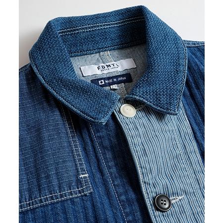 FDMTL 【FDMTL(ファンダメンタル)】COVERALL JACKET 3YR WASH ジャケット(FA24-JK31U) : CAMBIO - 通販 - Yahoo!ショッピング