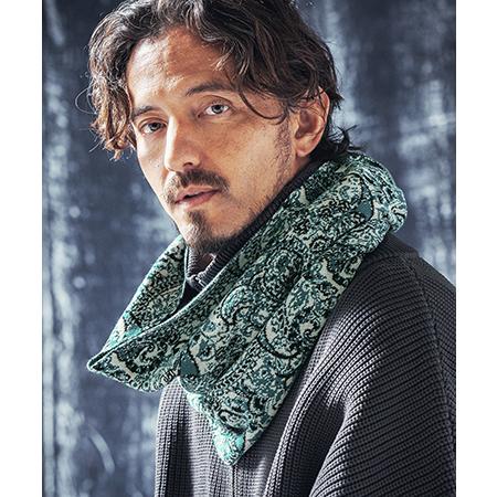 ANGENEHM（アンゲネーム） 【】Paisley pattern knit snood ニットスヌード(AG03-070ace ...