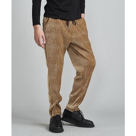 NO ID. 【NO ID.(ノーアイディー)】ベロアワッシャーフロントスリットトラウザーズ パンツ(850006-799P) : CAMBIO - 通販 - Yahoo!ショッピング