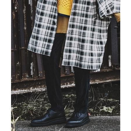 NO ID. 【NO ID.(ノーアイディー)】ベロアワッシャーフロントスリットトラウザーズ パンツ(850006-799P) : CAMBIO - 通販 - Yahoo!ショッピング