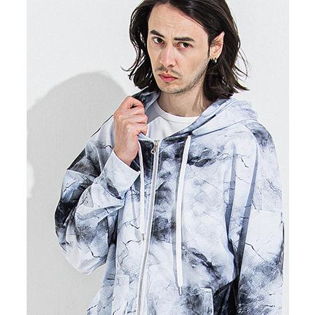 RESOUND CLOTHING 【RESOUND CLOTHING(リサウンドクロージング)】RUSH OVER ZIPUP HOODIE ラッシュパーカー(RC36-C-001-c ...