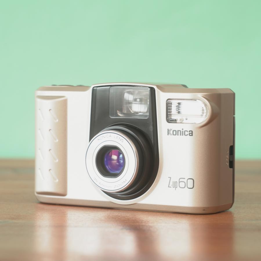 完動品 Konica Z-up 60 フィルムカメラ シルバー # :23070281:カメラのしゃしゃ舎 Yahoo!店 - 通販 - Yahoo!ショッピング