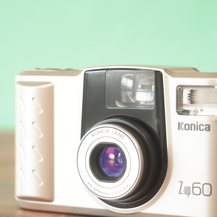 完動品 Konica Z-up 60 フィルムカメラ シルバー # :23070281:カメラのしゃしゃ舎 Yahoo!店 - 通販 - Yahoo!ショッピング