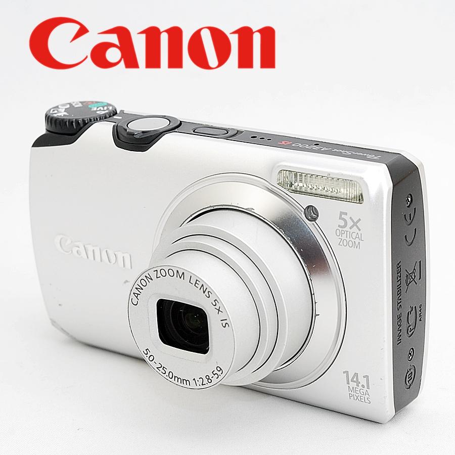 IXY キヤノン Canon PowerShot A3200 IS シルバー 光学5倍ズーム 1410万画素 コンデジ カメラ 中古 : CAMERArt Yahoo!店 - 通販 ...